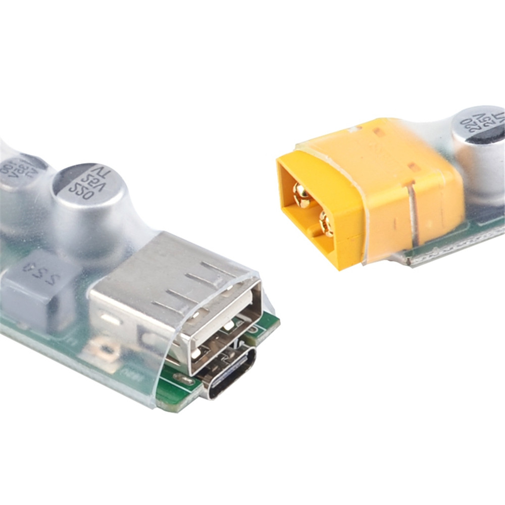 XT60 to USB & Type-C Power Adapter